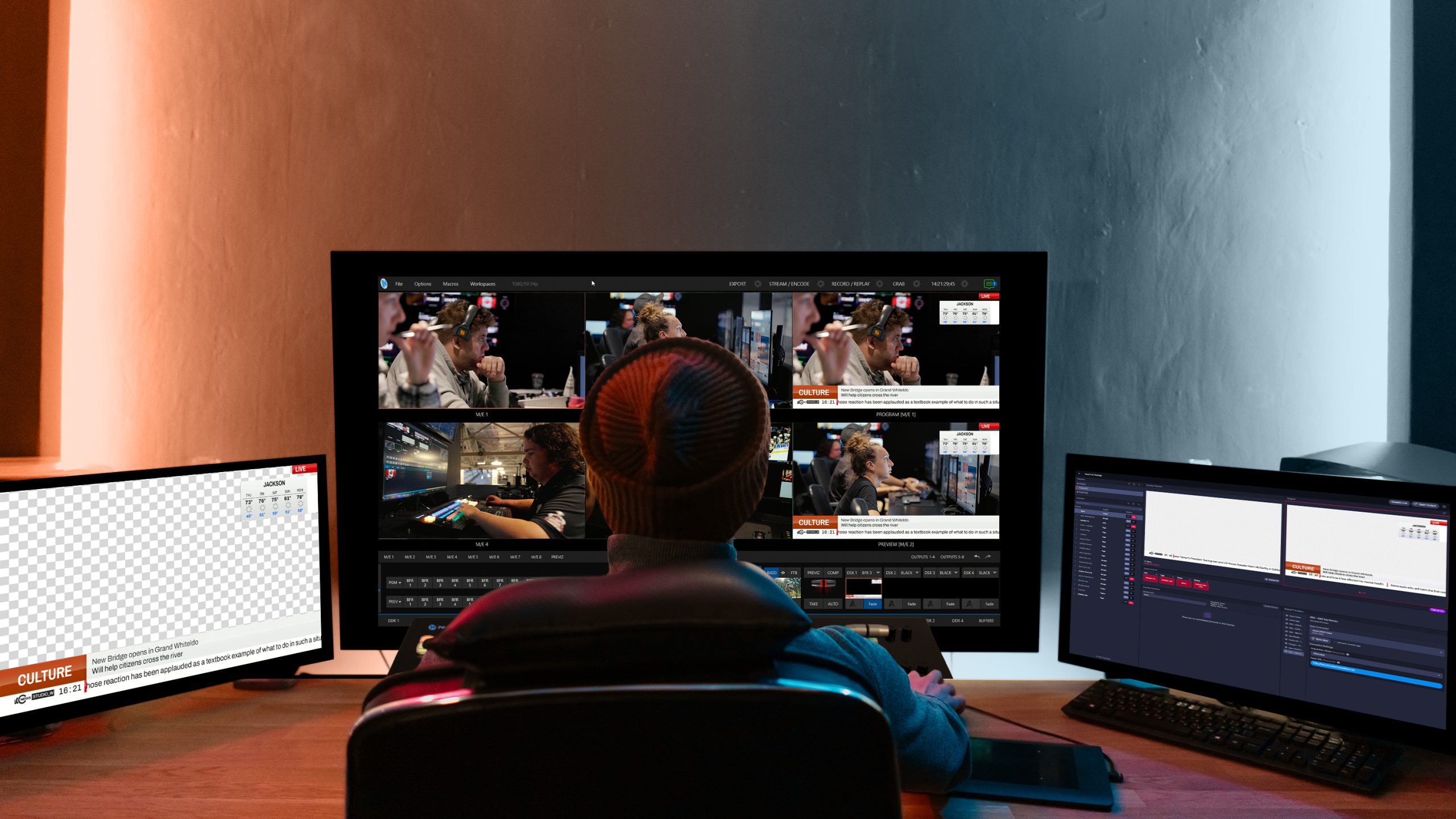 TriCaster Graphics - Viz Flowics