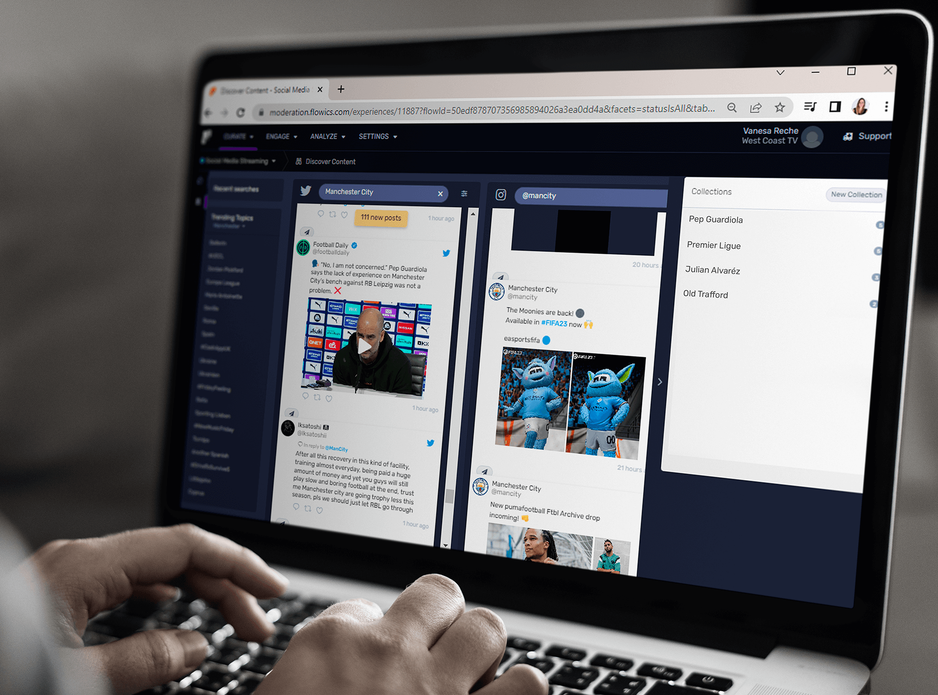Social Media Integration - Viz Flowics